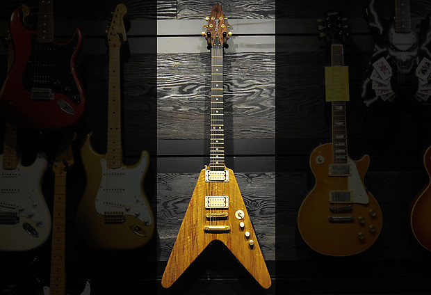 Warmoth Custom - Korina Flying V | Reverb