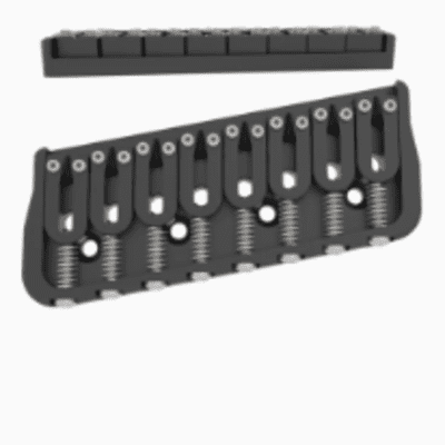 Hipshot 8-String Multi-Scale 11° Fixed Guitar Bridge - .175" | Reverb