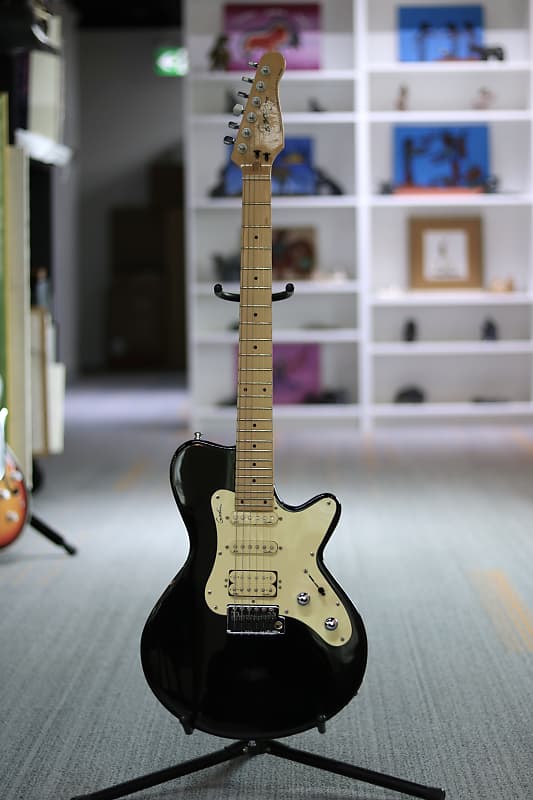 2002 Godin SD 24 HSS Black Electric Guitar | Reverb