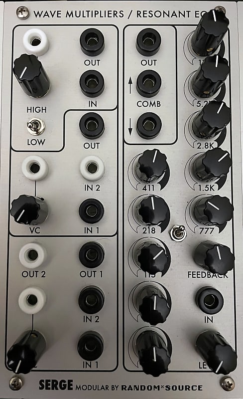 Random Source Serge Wave Multipliers Resonant EQ 4x4 4U 2021 | Reverb