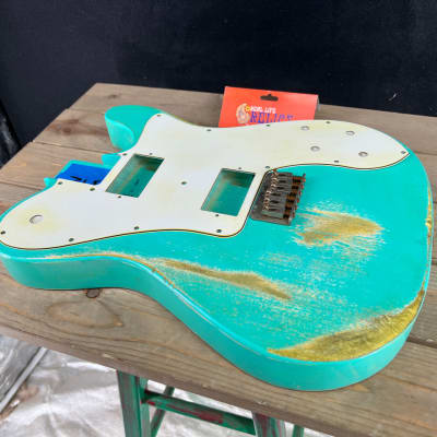 Real Life Relics 72 Tele® Deluxe Body Aged Seafoam Green | Reverb