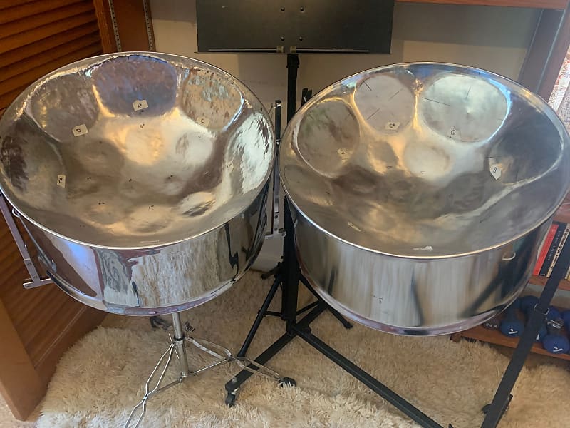 Double second steel drums (low Eb) | Reverb