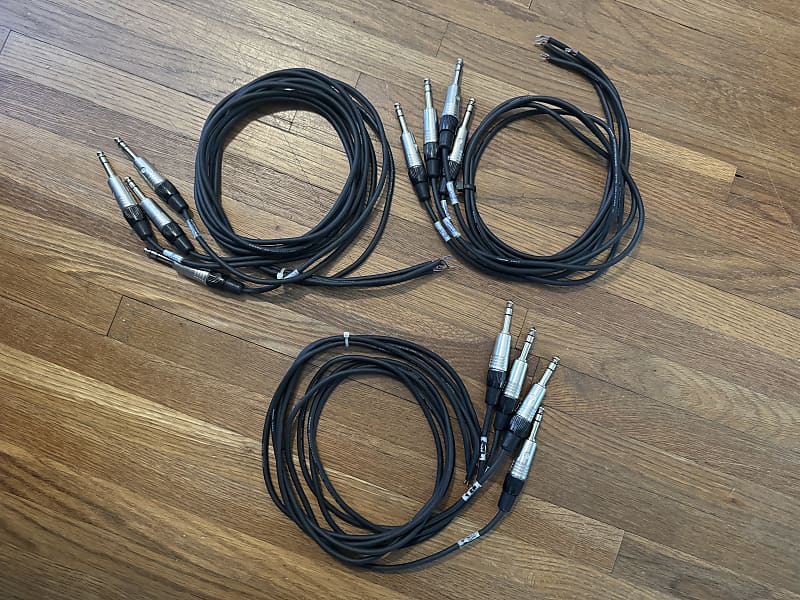 Mogami 2893 Balanced Audio Cable TRS 1/4" to Unterminated. 12 | Reverb