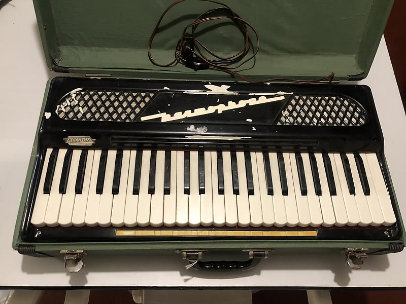 Vintage 1960s Koestler Harmophone Suitcase Organ Keyboard w/ | Reverb
