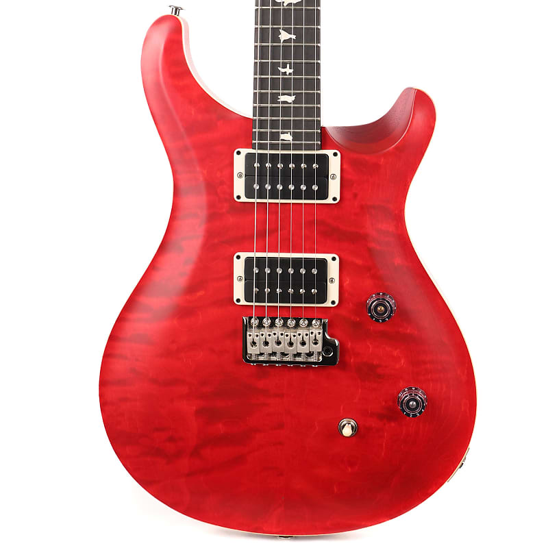 PRS Wood Library CE24 Satin Quilt Top Ruby Red | Reverb