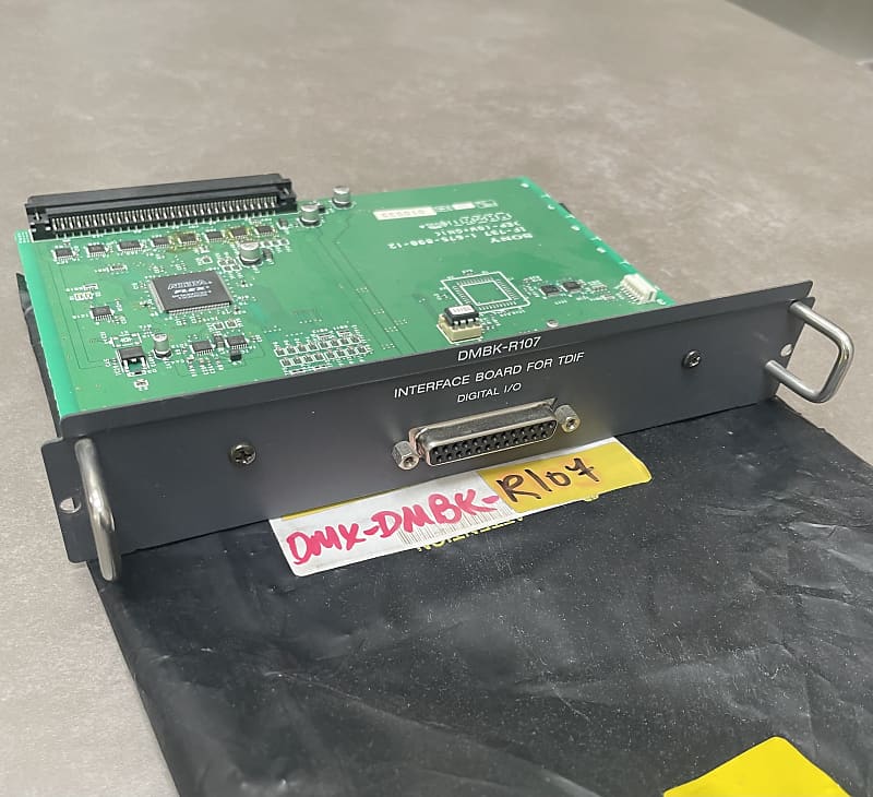Sony DMBK-R107 TDIF cards for DMXR100 mixer | Reverb