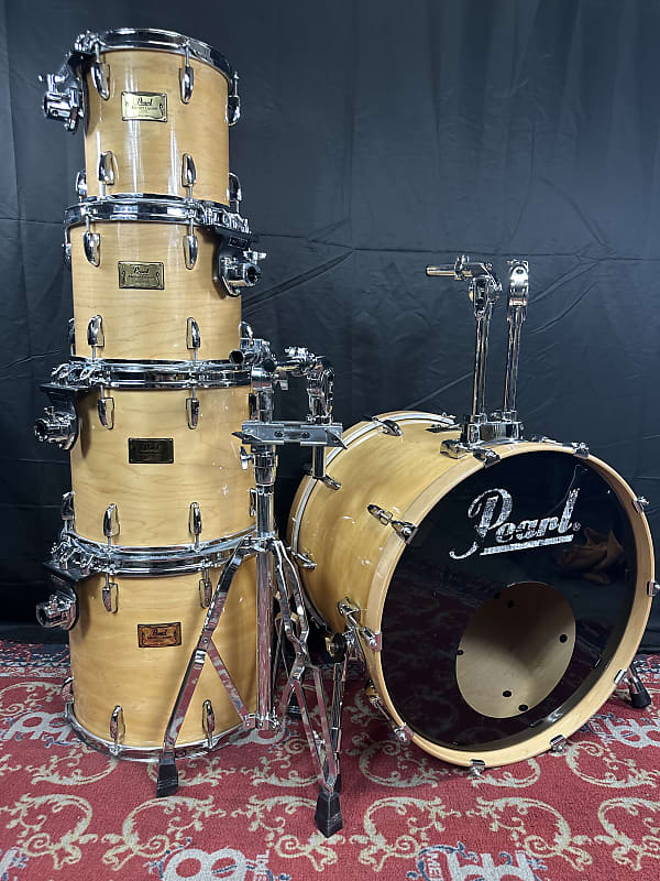 Pearl Masters Custom Maple Extra Maple 1990's - Natural | Reverb