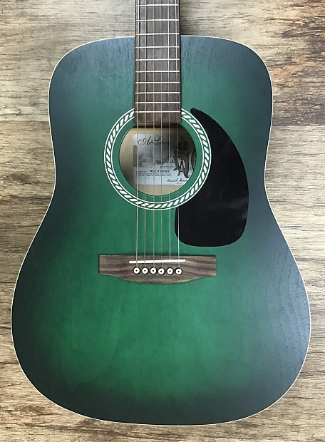 Used Art & Lutherie Wild Cherry Acoustic Guitar In Forest | Reverb