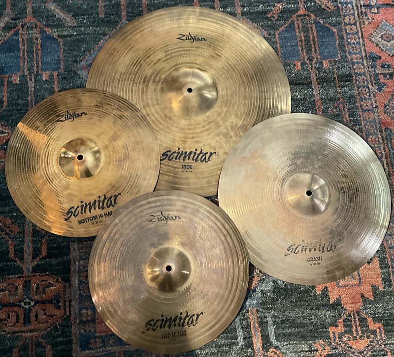 Zildjian Scimitar Bronze Cymbal Set - 20” Ride, 16” Crash, | Reverb