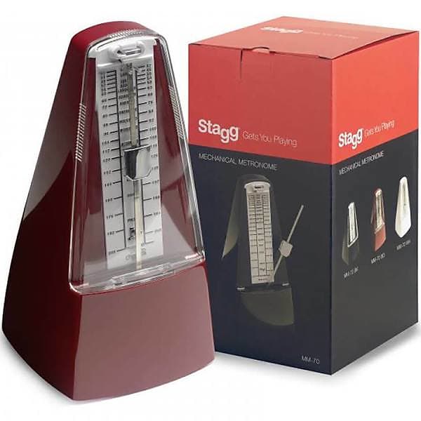 Stagg MM-70 Mechanical Metronome - Burgundy | Reverb