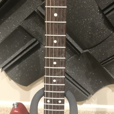 Warmoth Mustang Duo-Sonic 2015 Satin Red | Reverb