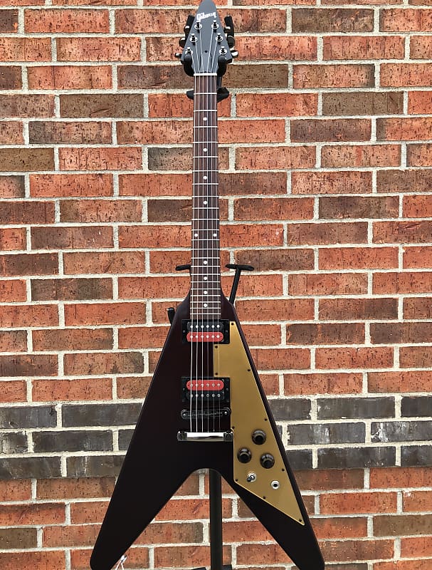 '21 Gibson Mod™ Collection Flying V in Satin Oxblood | Reverb