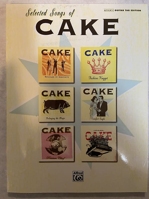 Cake - Selected Songs of Cake - Guitar Tab / Tablature Book | Reverb