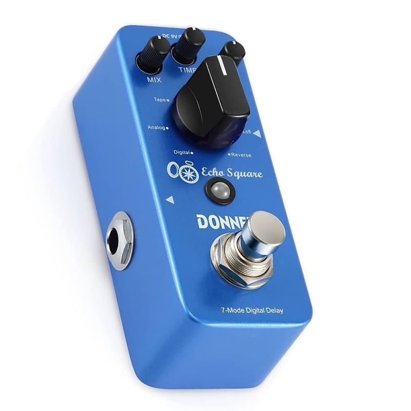 Donner EC1006 Echo Square Delay Guitar Effect Pedal with 7 | Reverb