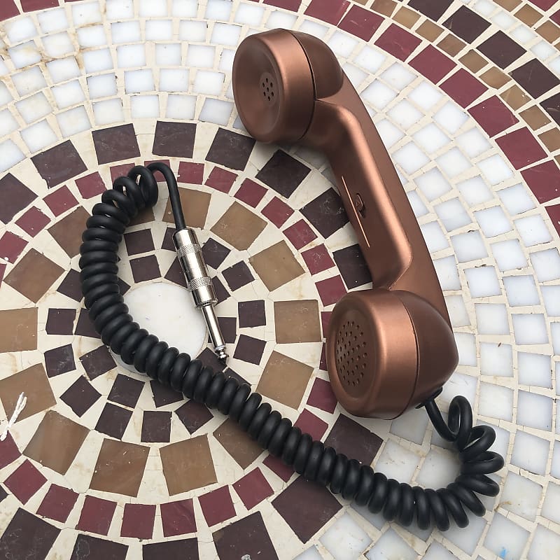 Vintage U.S. COPPER LoFi telephone microphone. Mic is in | Reverb
