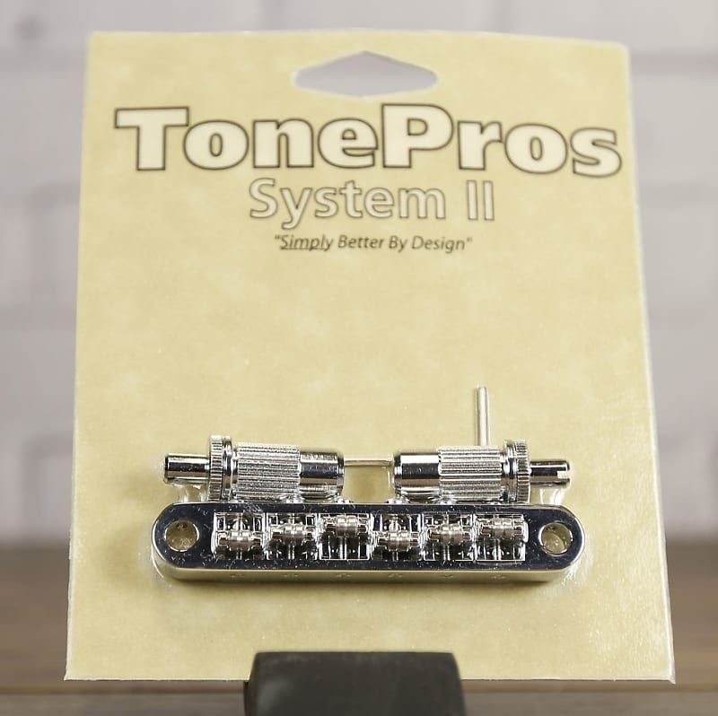 TonePros System II TPFR-C Tune-o-matic Bridge with Roller | Reverb