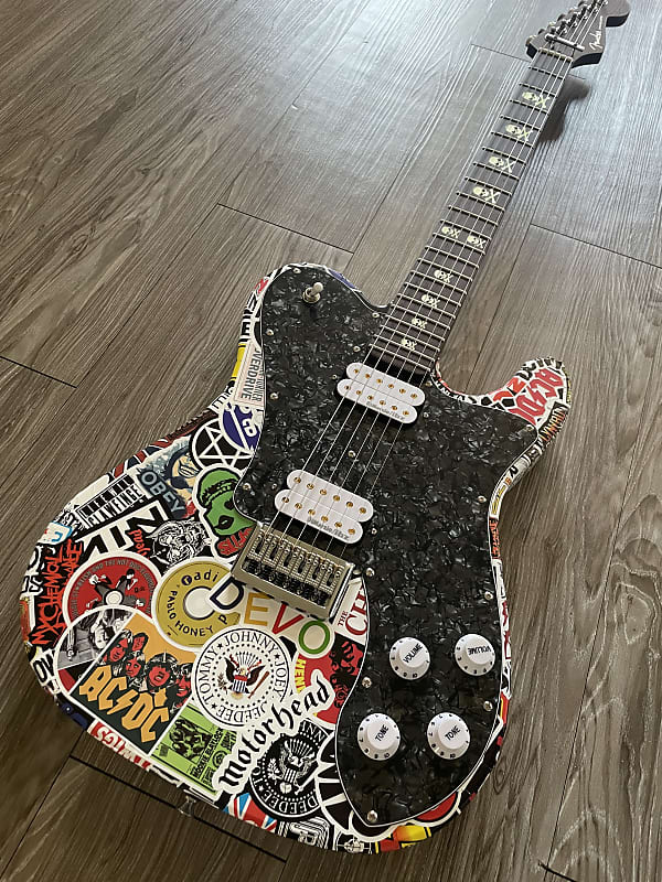 PARTSCASTER - STICKER BOMB - TELECASTER DELUXE | Reverb
