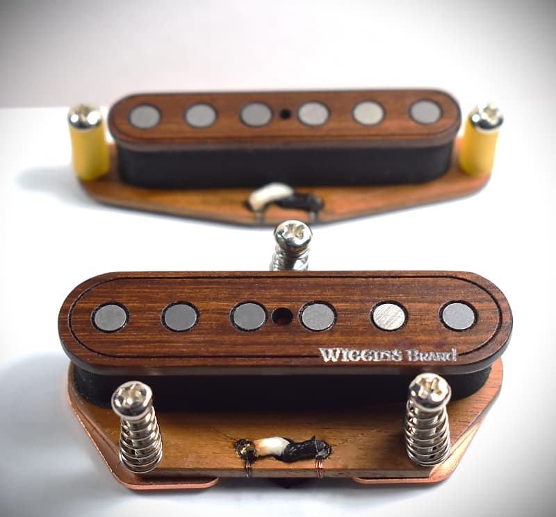 Wiggins Brand, Telecaster hand wound pickup set, Rosewood, | Reverb