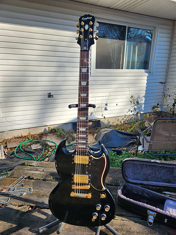 Epiphone SG-400 2005 - Black | Reverb