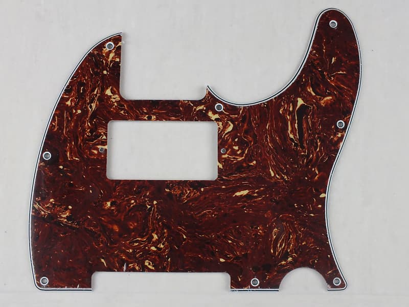 Telecaster Scratch Plate Red Brown Tortoiseshell Humbucker | Reverb