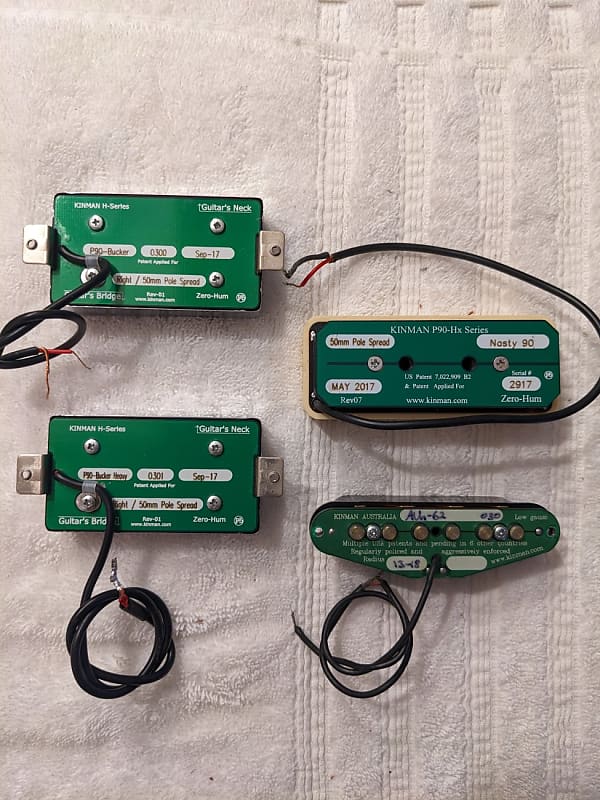 Kinman P90, Single Coil, Noiseless Bundle! | Reverb