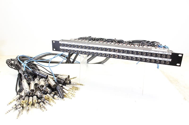 Audio Line Wired 24 I/O balanced TRS patchbay (No.1) | Reverb UK