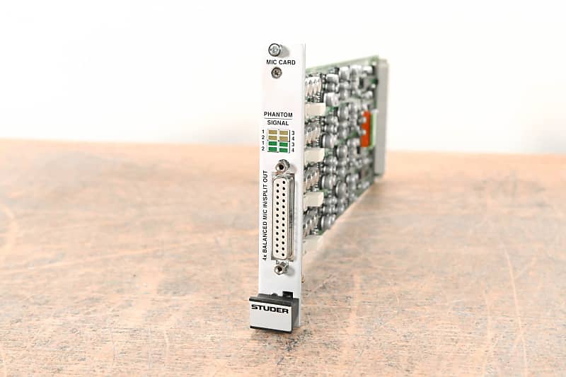 Studer Mic/Line In Card for D21m Modular I/O System | Reverb UK