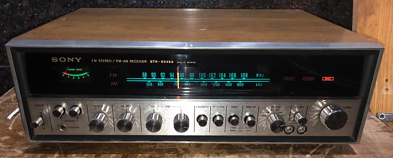 Sony STR-6046A Vintage AM/FM Stereo Receiver W/ Pre-Outs | Reverb