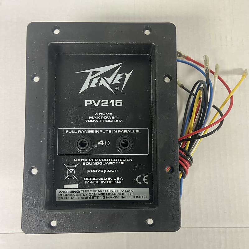 Peavey X-Over for PV 215 Speaker Enclosure • NEW | Reverb