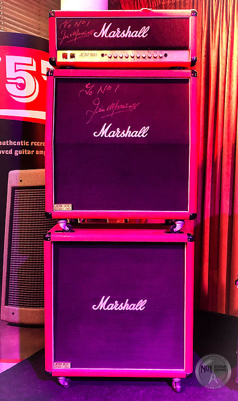 Marshall JCM 900 4100 Hi-Gain Dual Reverb Fullstack - Red No1 | Reverb