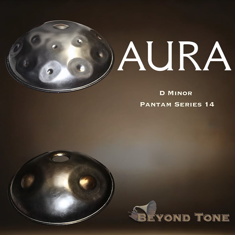 Aura Handpan Pantam D minor 14 - Nitrided Steel | Reverb UK