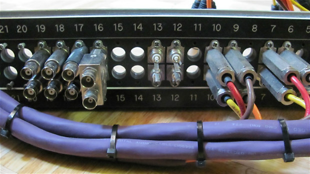 Audio BNC Patchbay with AES/EBU Cables | Reverb