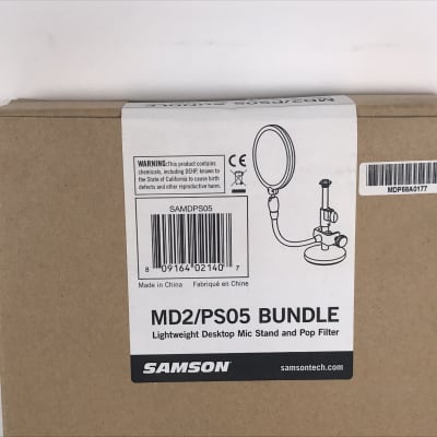 Samson MD2/PS05 Bundle Desktop Microphone Stand and | Reverb