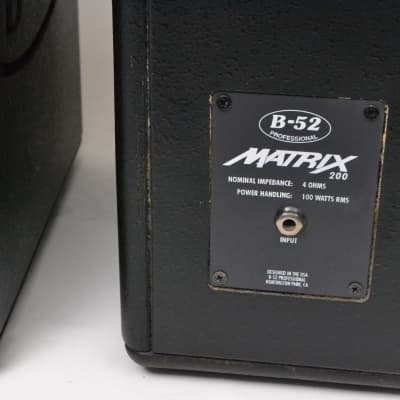 B-52 Matrix 200 200W 3-Piece Active PA System | Reverb