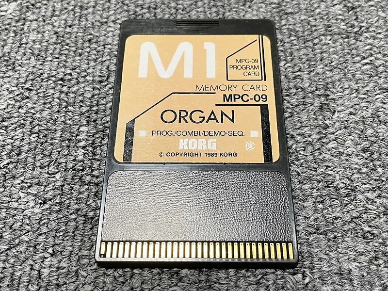 Korg MPC-09 Organ for M1 Program Cards | Reverb Australia