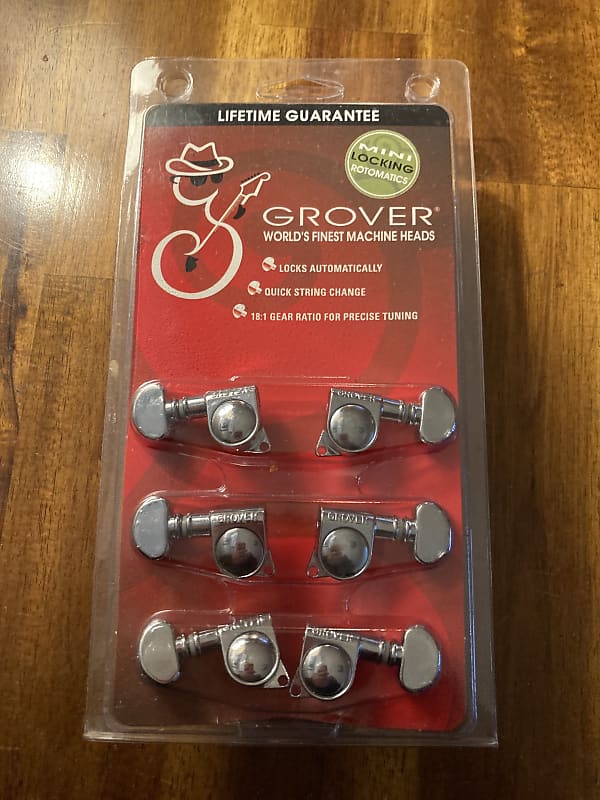 Grover Mini Locking Rotomatics Chrome | Reverb