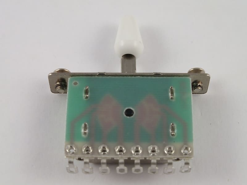 5 Way Selector Switch + White Tip to fit Stratocaster style | Reverb