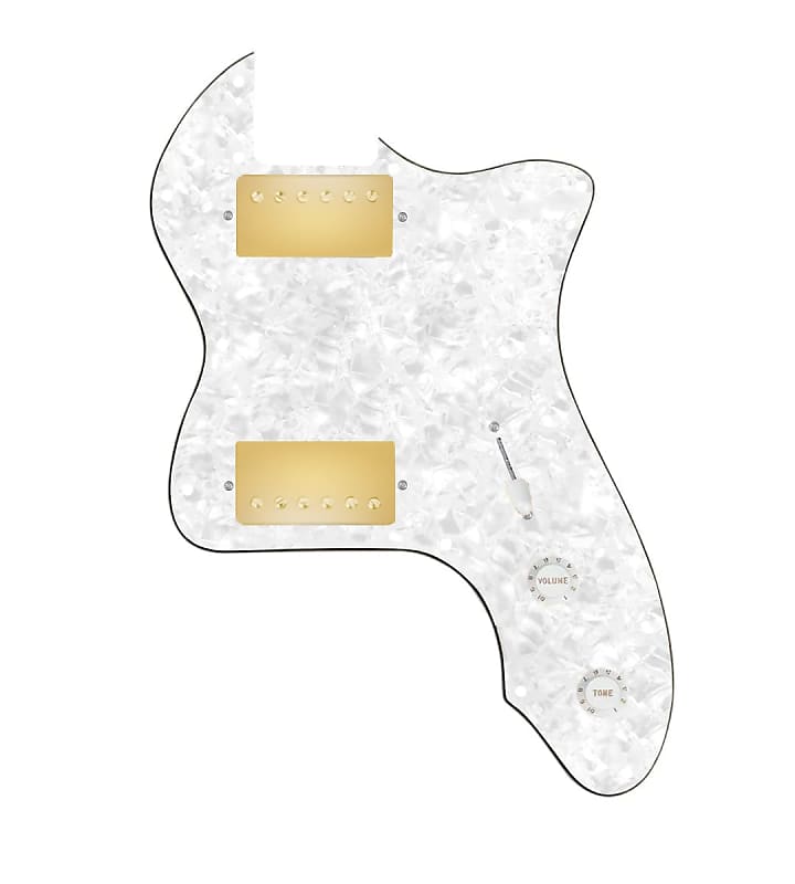 920D Custom 72 Thinline Tele Loaded Pickguard With Gold Cool | Reverb