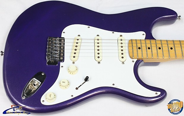 Cort Strat-Style Electric Guitar, Violet w/ Matching | Reverb