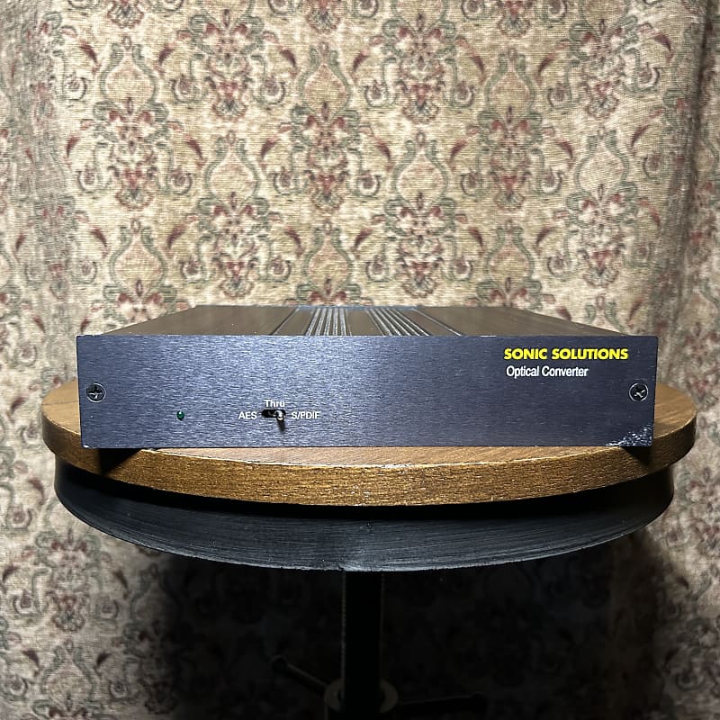 Sonic Solutions Optical Converter 1990s - Black | Reverb