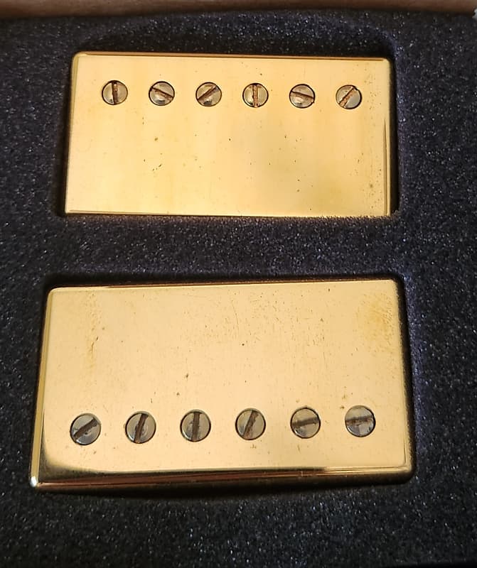 Gibson Custom Shop pickups gold | Reverb