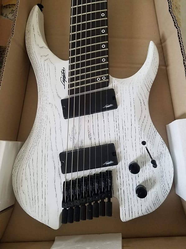 Legator GF8P GHOST 8-String Multiscale 2019 White Ash | Reverb