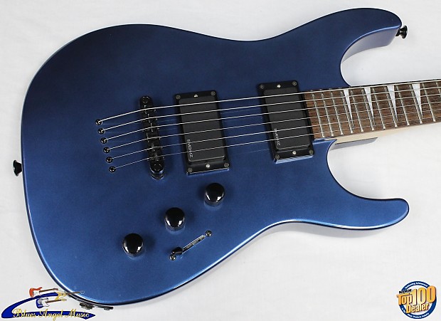 Jackson 1997 DK27 Baritone 27" Scale Electric Guitar in Blue | Reverb
