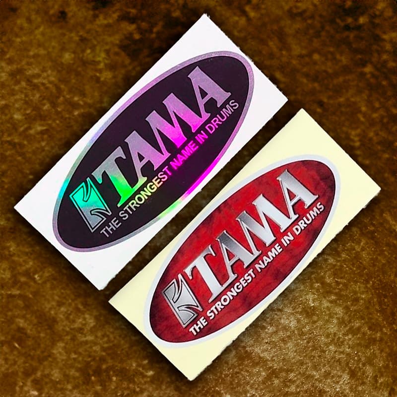TAMA DRUMS "HOLOGRAPHIC" STICKER SET (2 PACK) INSANELY RARE | Reverb