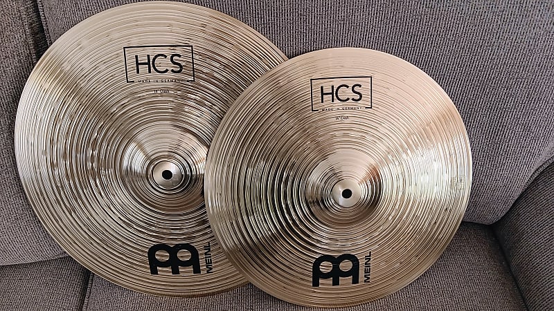 MEINL HCS 16" 14" Crash Cymbals. Mint!. | Reverb