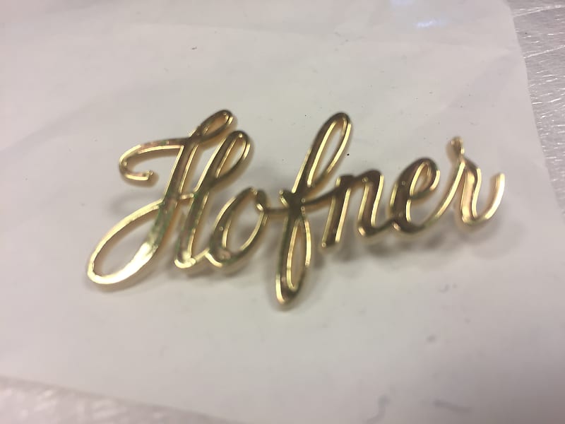 Hofner Plastic Logo | Reverb