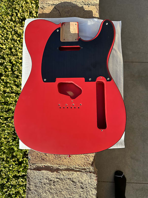 Squier 40th Anniversary Telecaster Body - Matte Red | Reverb