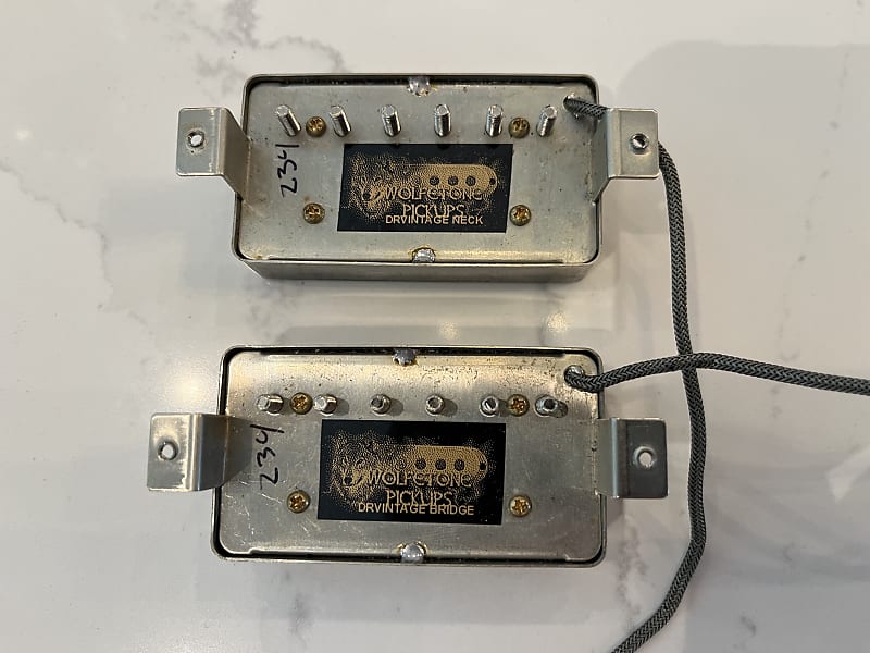 Wolfetone Dr Vintage Humbucker Set - Aged Nickel | Reverb