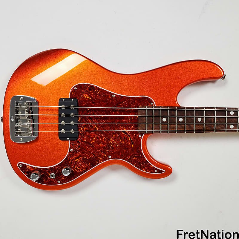 G&L Fullerton Deluxe USA Kiloton 4-String Bass Tangerine w/ | Reverb