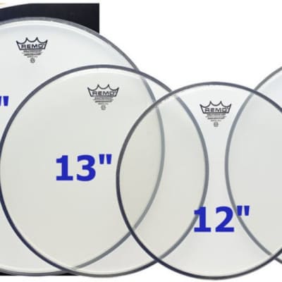 Remo Tom Pack (12",13",16" Clear Ve), Domestic Only | Reverb